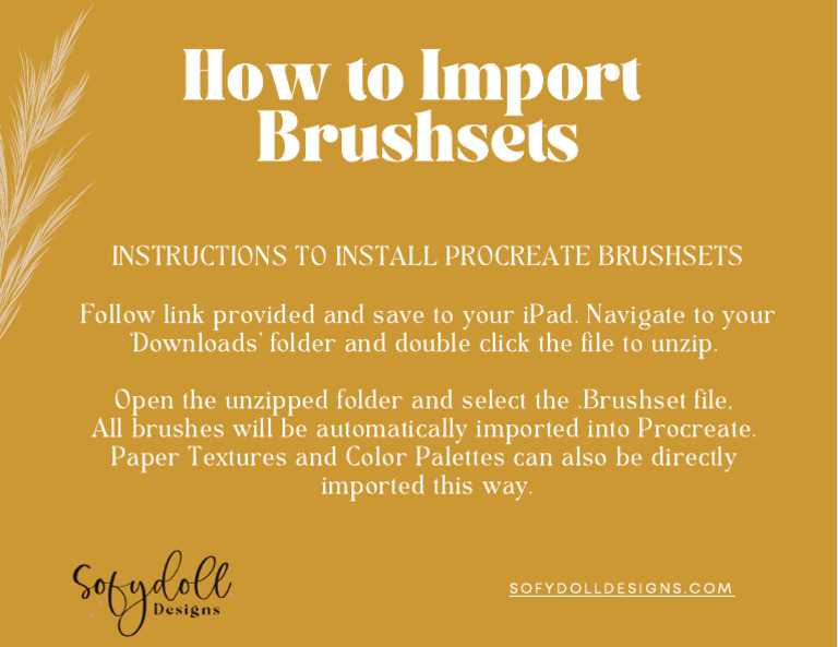 Procreate Import | PDF
