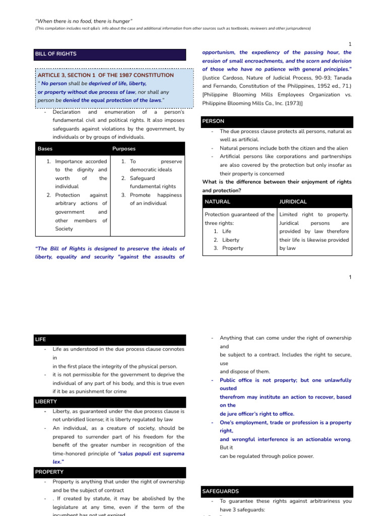 Midterms Consti | PDF | Due Process | Judgment (Law)