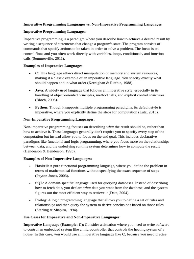 CS 4402-01 Discussion Forum Unit 1 | PDF | Programming Paradigms | Programming Language