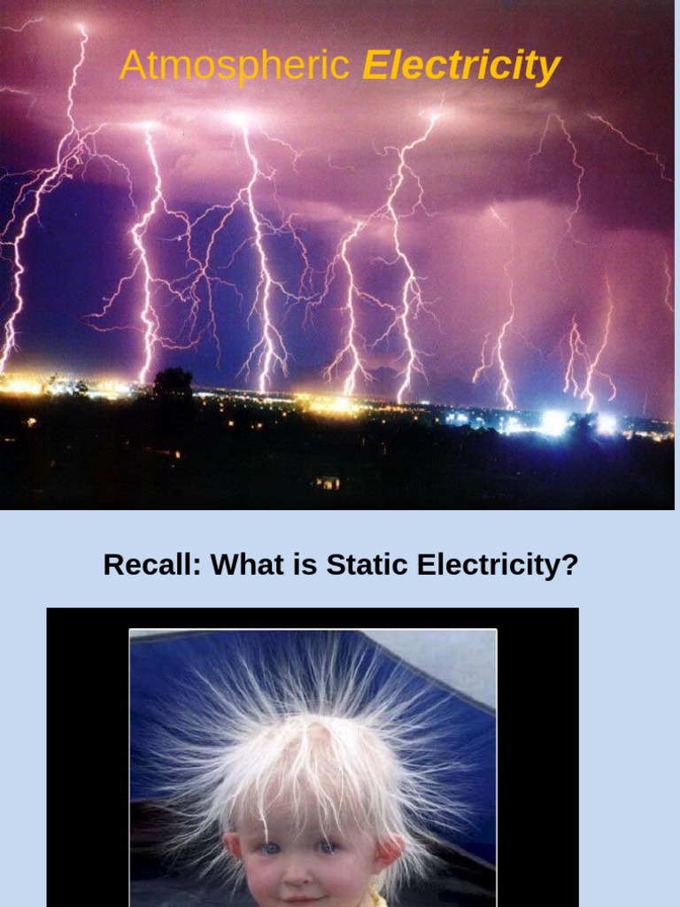 PHY 202 Module 5 Atmospheric Electricity | PDF | Electric Charge | Lightning