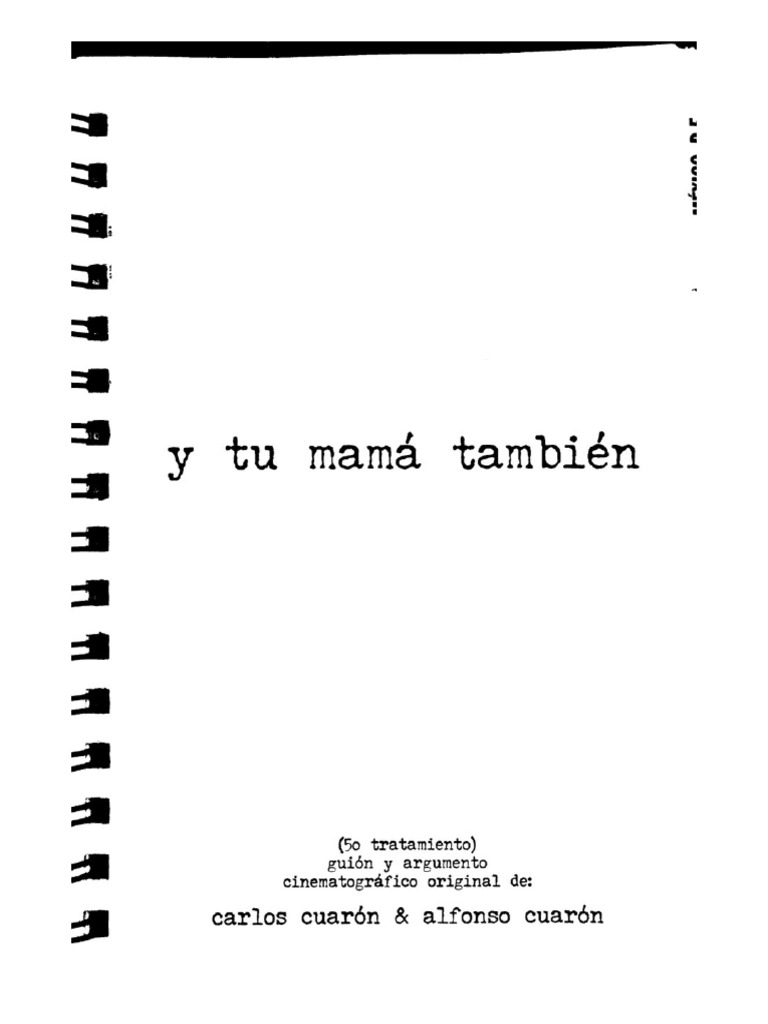 Y Tu Mamá También Guion Screenplay Script | PDF