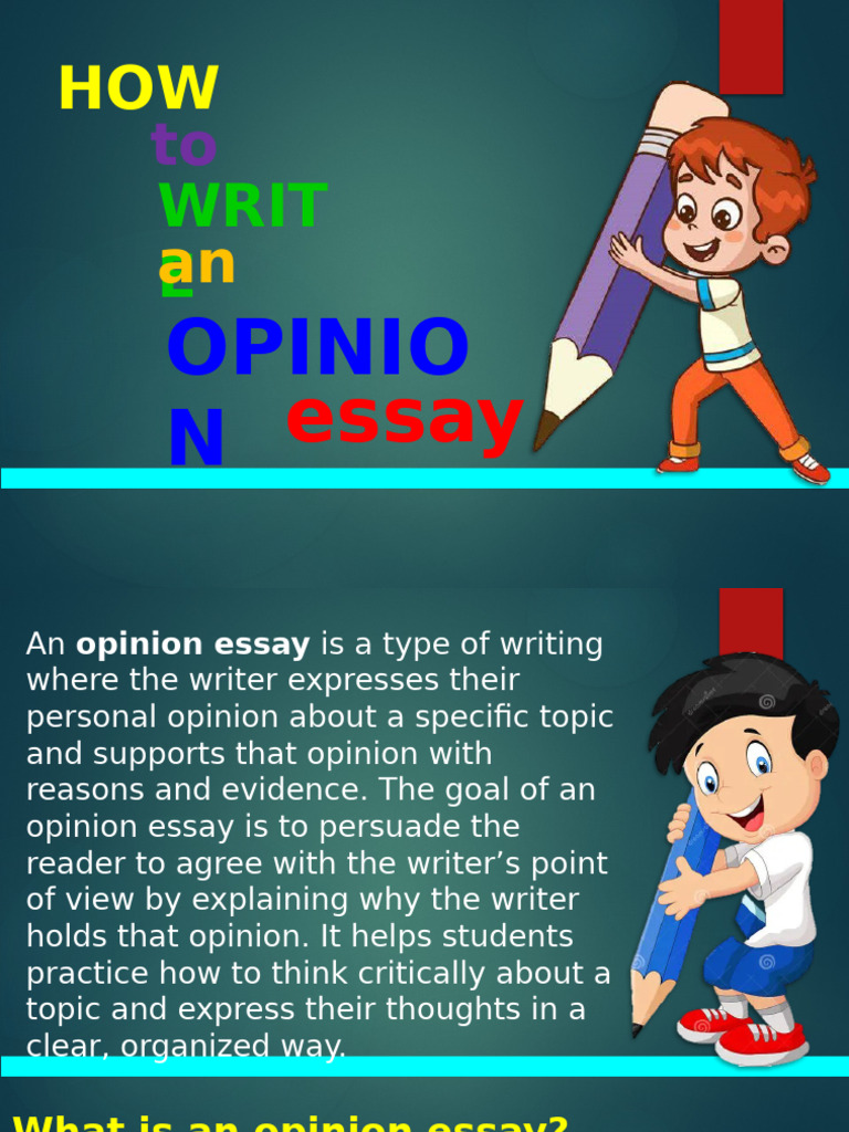 How to Write an Opinion Essay Guide | PDF | Homework | Zoo