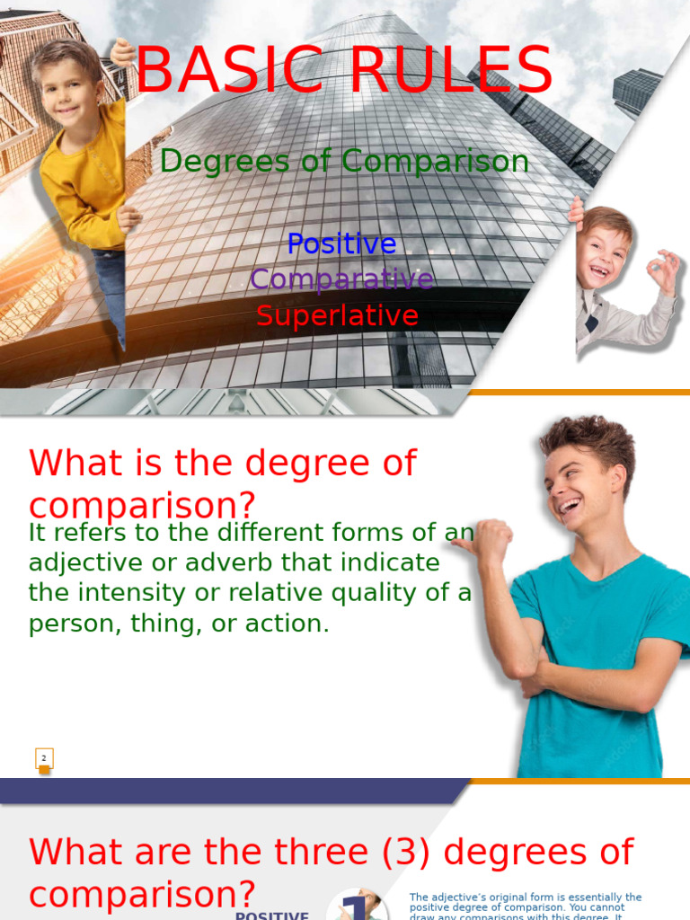 Degree of Comparison | PDF | Semantic Units | Syntax