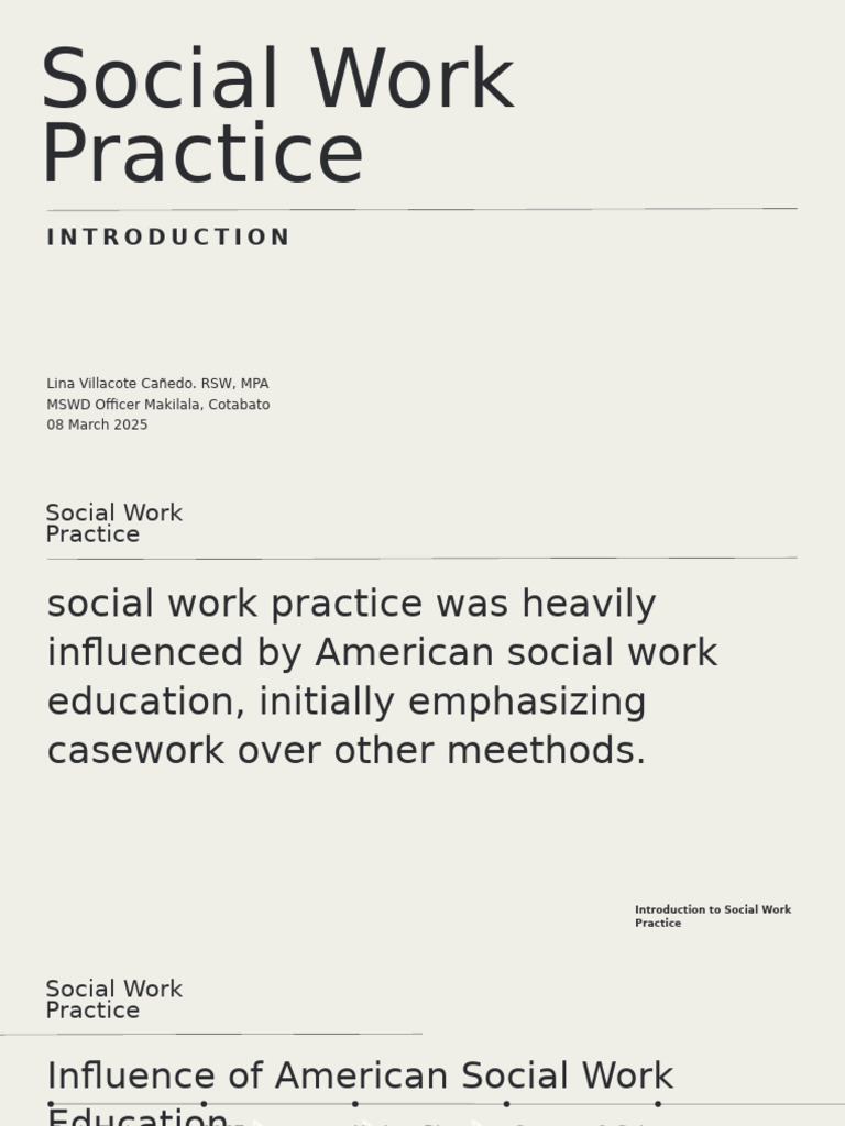Introduction to Social Work Practice | PDF | Social Work | Community