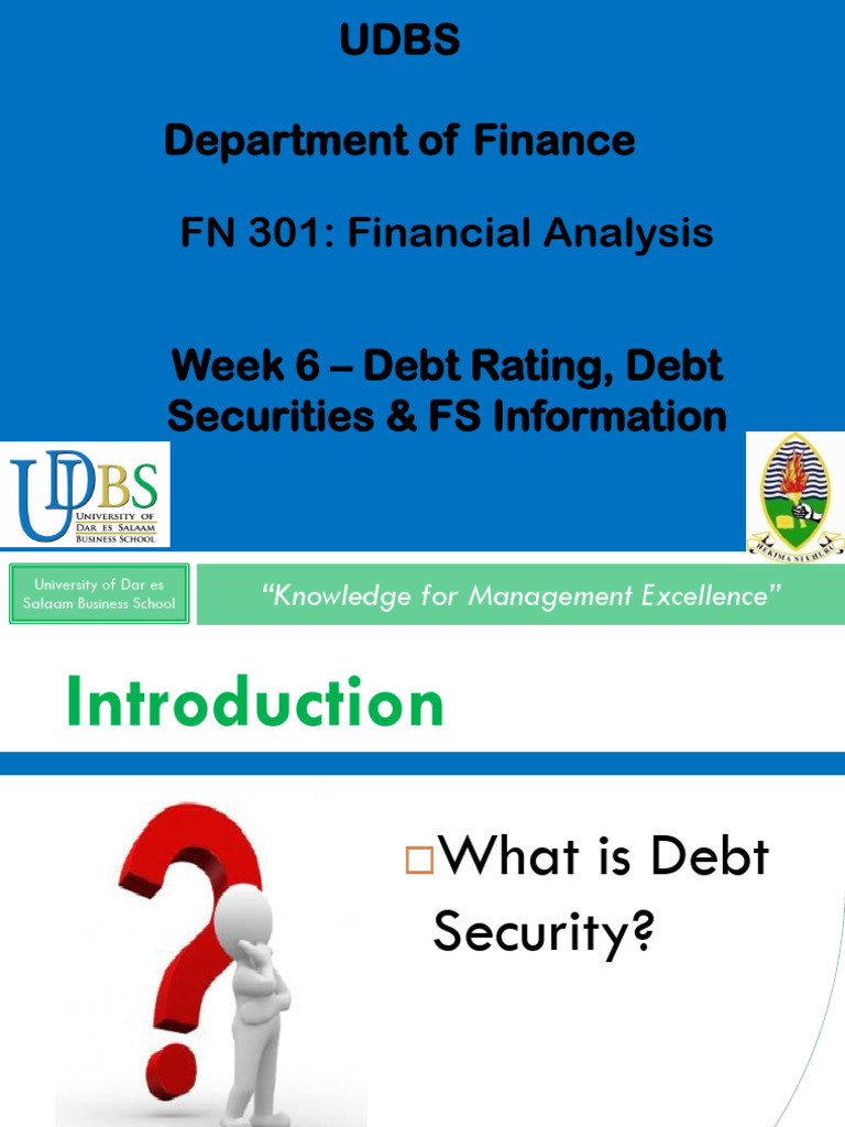 Debt Securities and Ratings Overview | PDF | Bonds (Finance) | Credit ...
