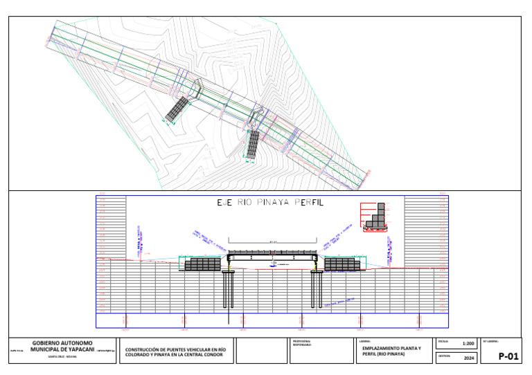 Puente Pinaya - Lamina 1 | PDF