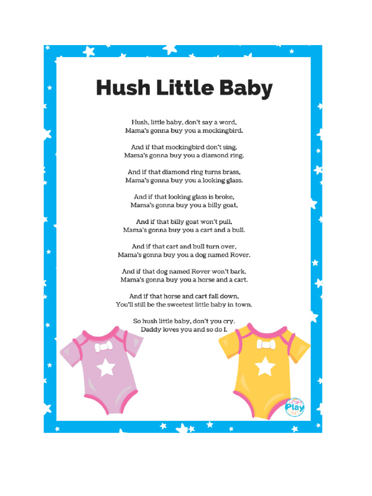 Nursery Rhyme | PDF