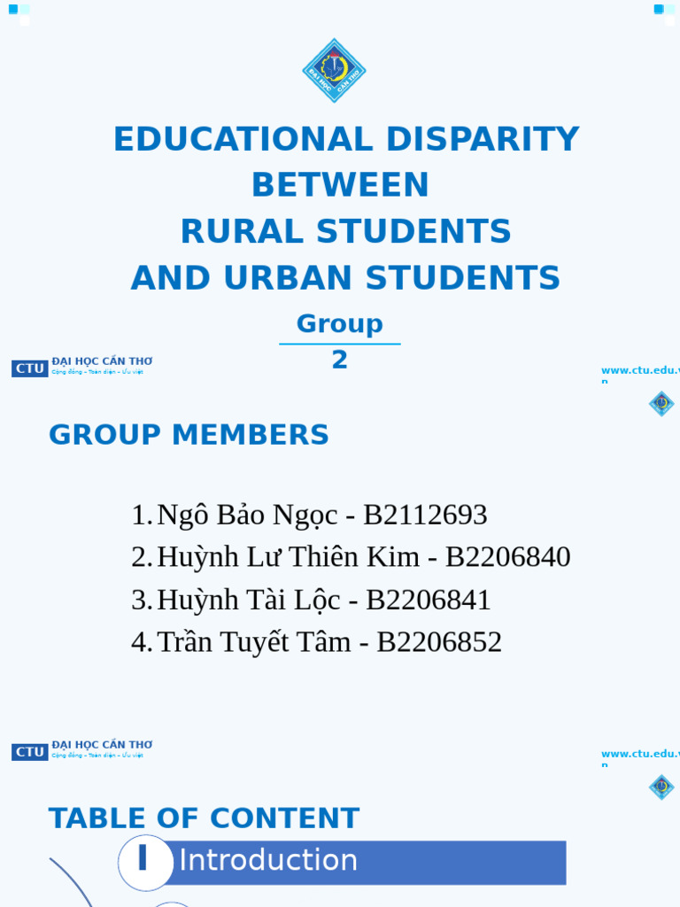 Educational Disparity Between Mountainous Students and Urban Students | PDF