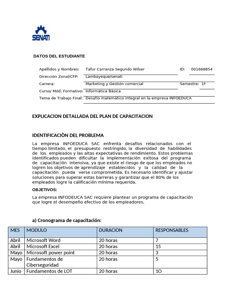 Trabajo de Word Informatica | PDF | Microsoft | Enseñando