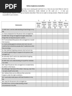 Emotional Regulation Questionnaire ERQ 2003 | PDF | Emotional Self ...