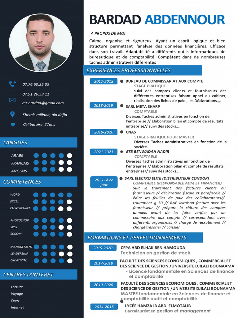 CV Abdennour | PDF