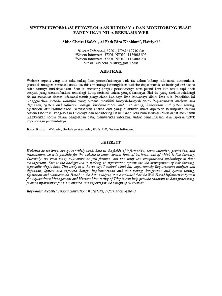 Aldie Chairul Saleh - 17710130 | PDF