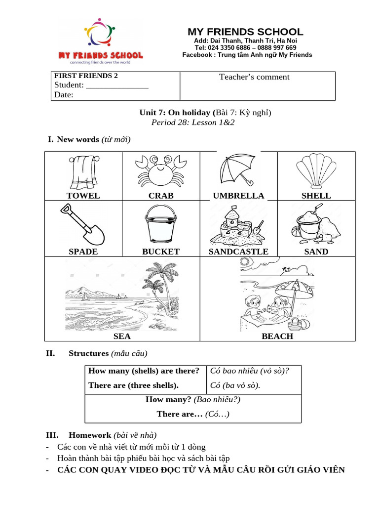 Unit 7-Lesson 1+2 | PDF
