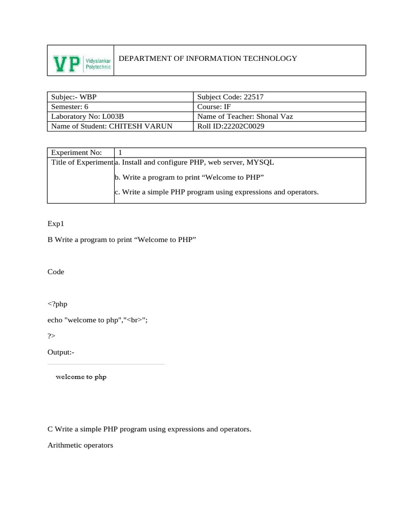 22202c0029 Wbp Till 5 Pdf Inheritance Object Oriented Programming Class Computer