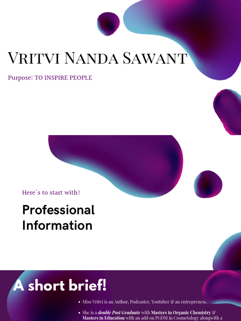 Vritvi Sawant Updated Profile | PDF