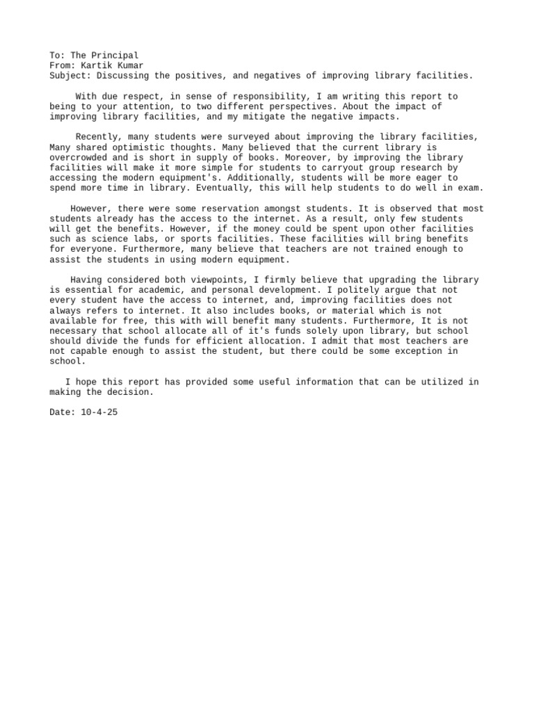 Report Writing 1 | PDF