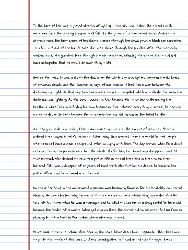 Story 2 Handwritten | PDF