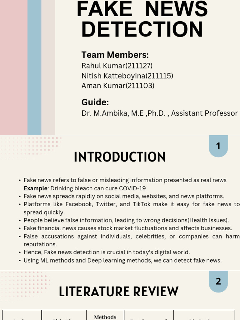 fake_news_prediction_review | PDF | Machine Learning | Accuracy And ...