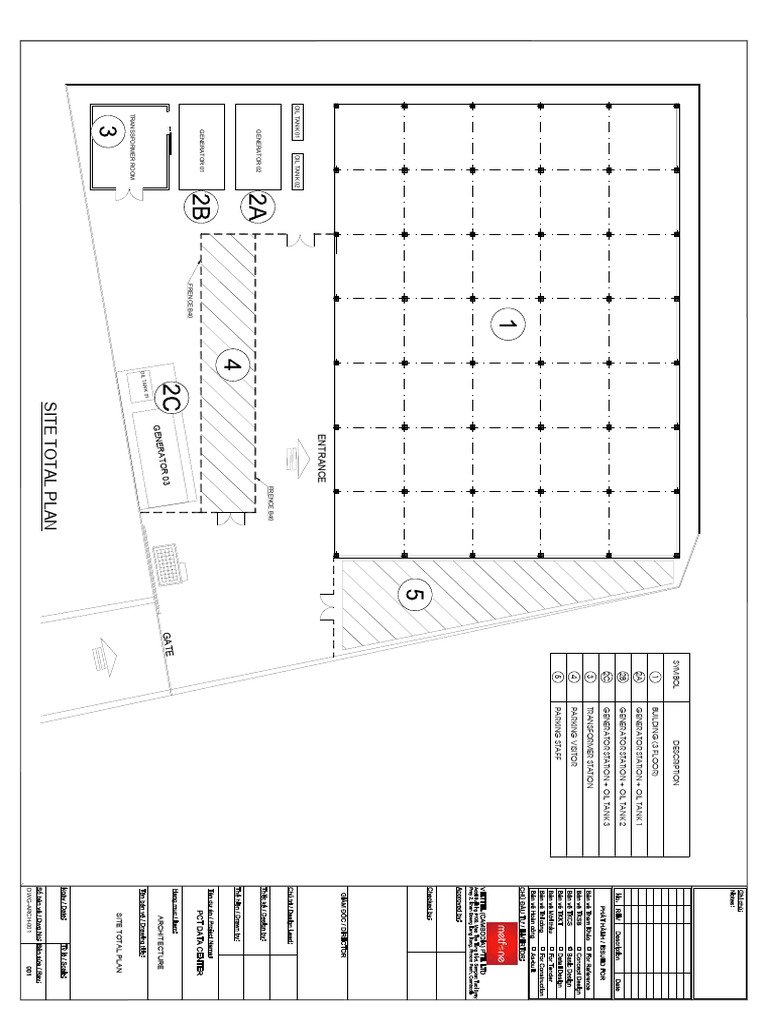 DWG-ARCH-TOTAL PLAN Model (1) | PDF | Wall | Brick