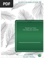 IGCSE Speaking Topic Cards | PDF