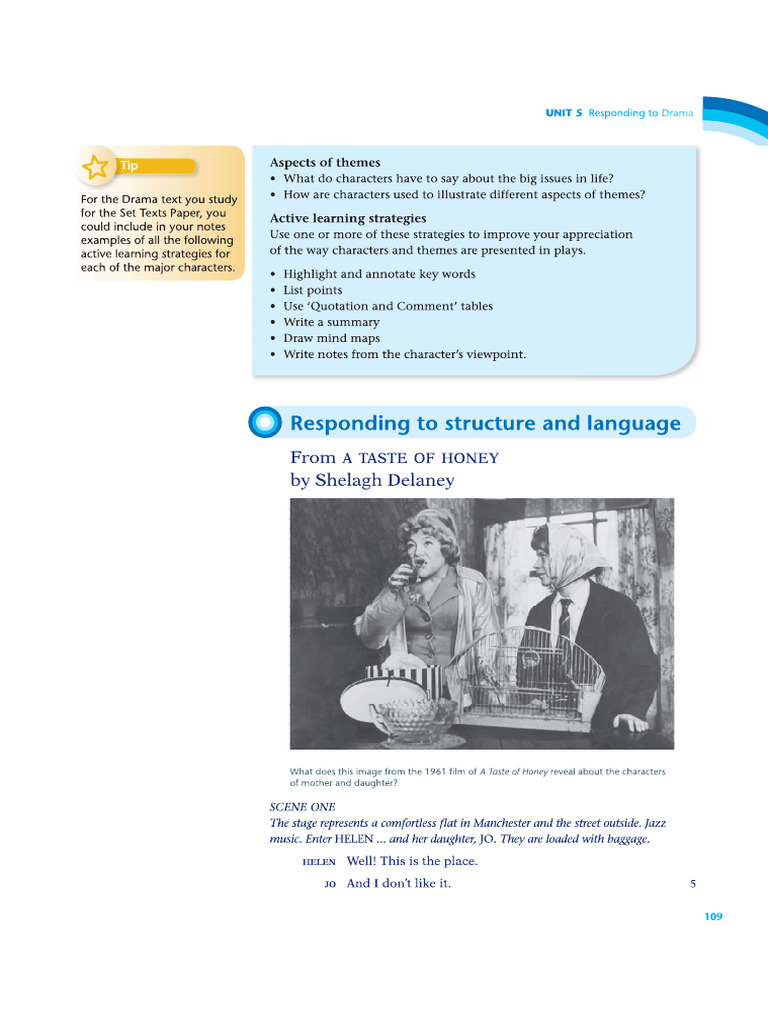 A TASTE OF HONEY | PDF