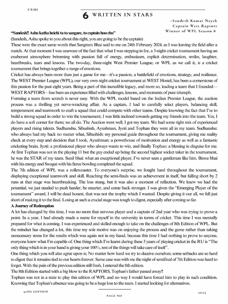 Written in Stars | PDF