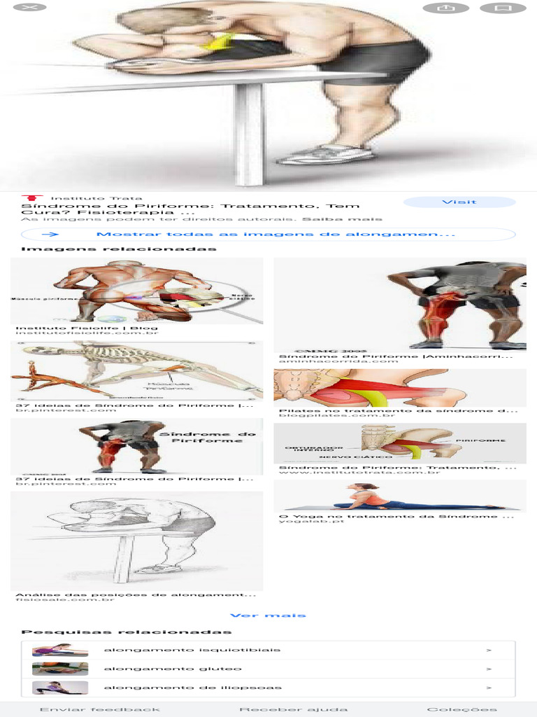 Alongamento do Músculo Piriforme | PDF | Anatomia dos membros ...