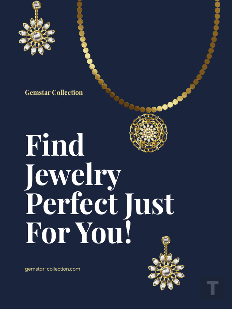 Jewelry Collection Flyer Template | PDF