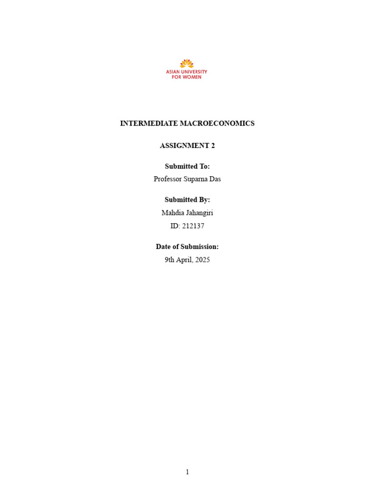 Intermediate Macroeconomics | PDF | Nairu | Inflation