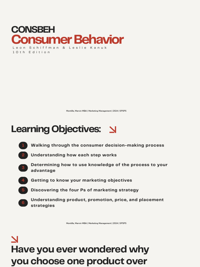 Understanding Consumer Decision-Making | PDF | Marketing | Behavior