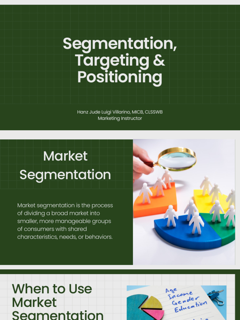 Five Steps in Market Segmentation | PDF | Market Segmentation | Marketing