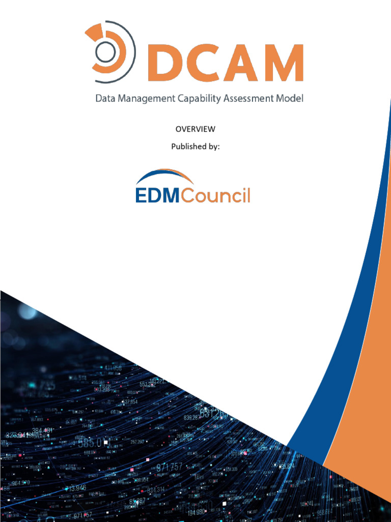 EDMC DCAM Overview v2.2.3 5 1 2024 1 | PDF | Governance | Metadata