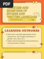 Types of Register in English Writing | PDF | Linguistics | Human ...