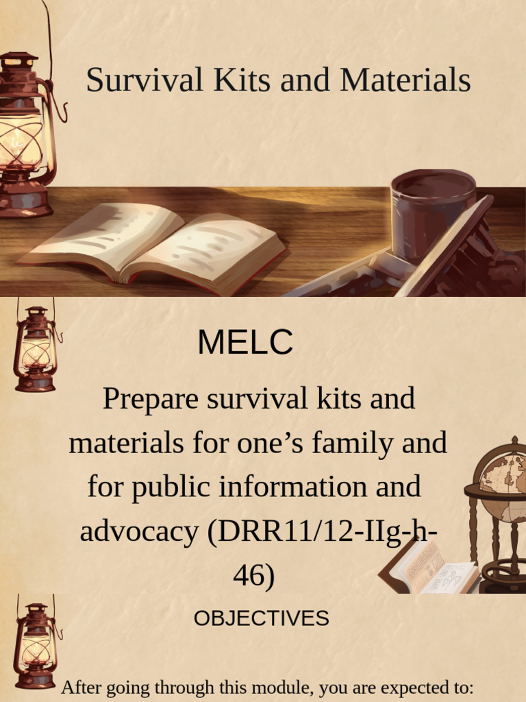 Essential Survival Kits for Disasters | PDF