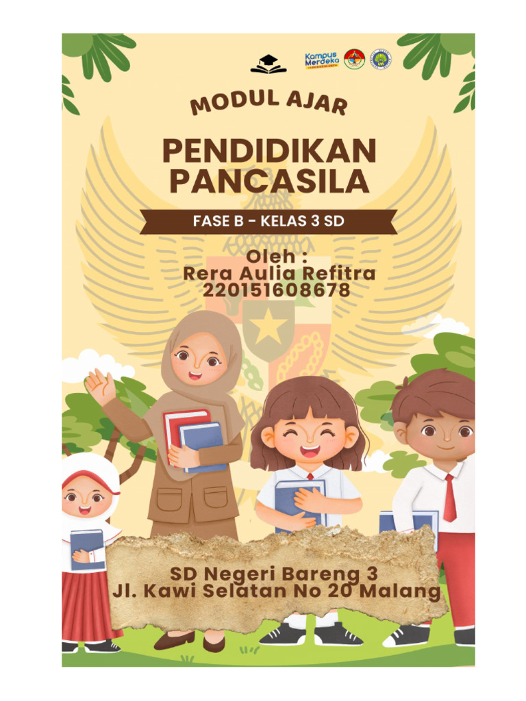 Modul Ajar Praktik Pertama Am KLS 3 SDN Bareng 3 Dikelas 3C | PDF