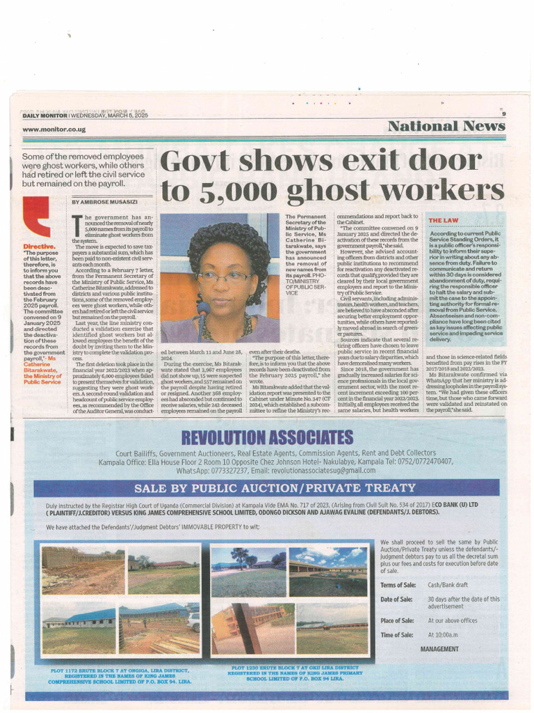 2nd Advert - Ecobank - King James Comprehensive - 05.03.2025 | PDF