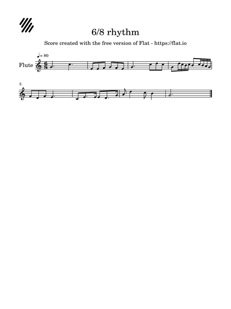 6_8 rhythm | PDF