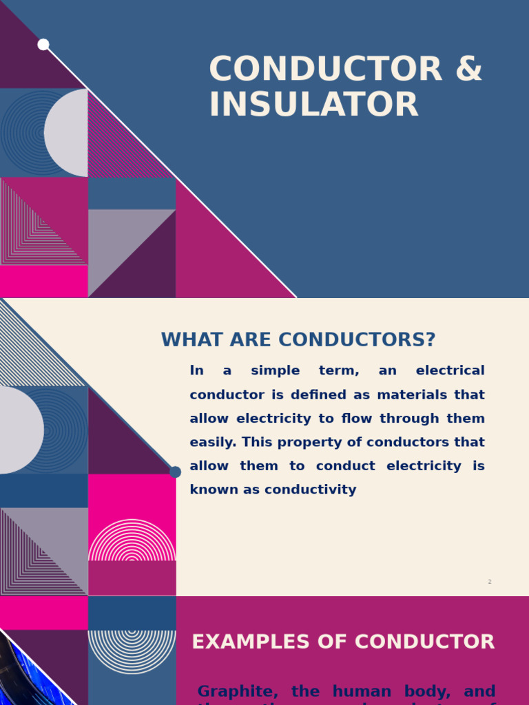 Conductor & Insulator | PDF