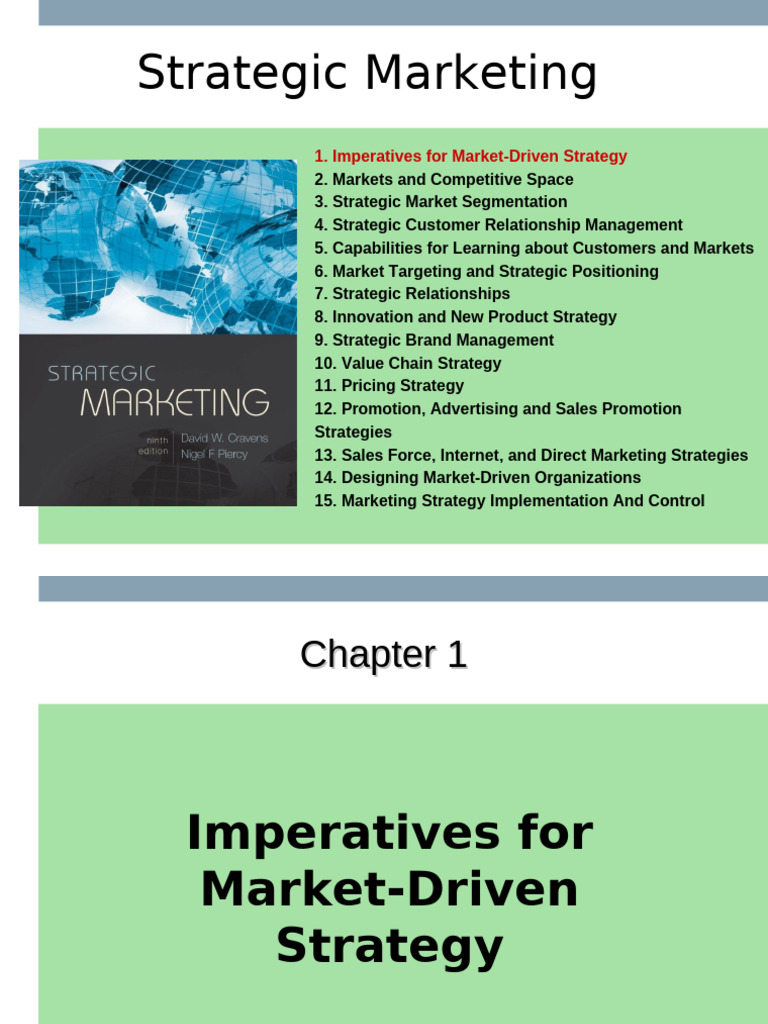 Chap 001 | PDF | Marketing | Marketing Strategy