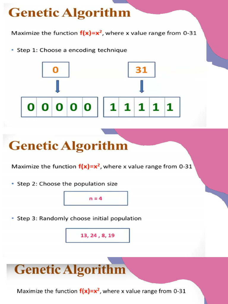 Genetic Algorithm | PDF