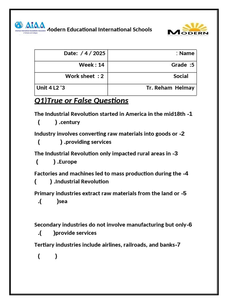 Work Sheet 2 Socil | PDF