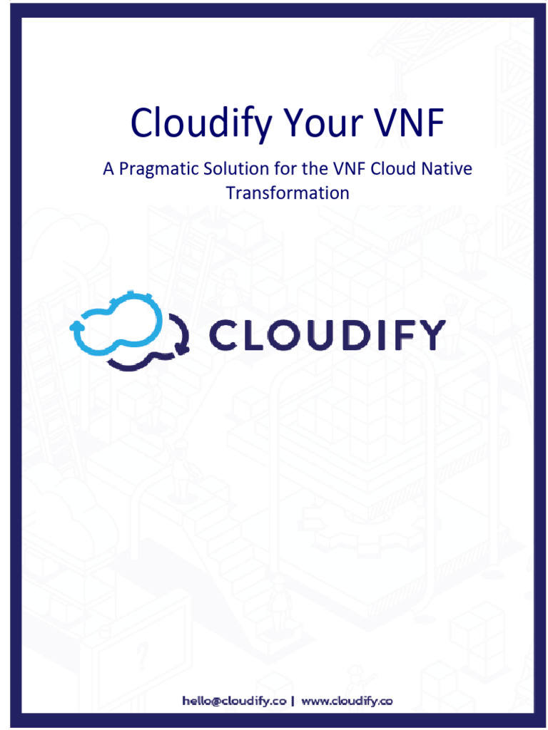 Cloudify Your VNF - Simpled Embedded VNFM Solution | PDF | Cloud Computing | Service Industries