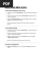 OMAM Chapter 3 Quote Analysis | PDF