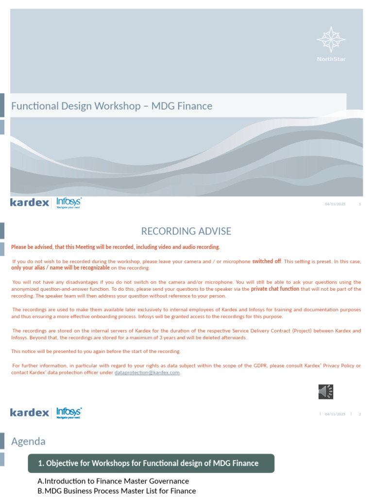 MDG Finance Functional Design Workshop | PDF | Computing | Information ...