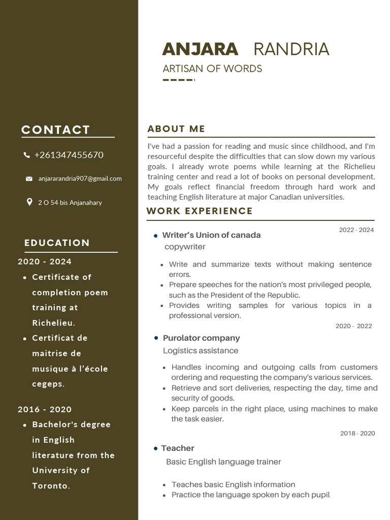 Blue Simple Professional CV Resume | PDF | Learning | Human Communication