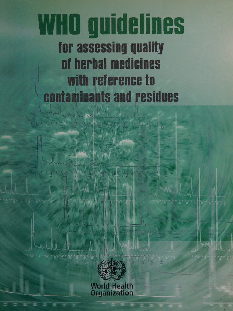 WHO Guidelines on Herbal Medicine Quality | PDF | Food Safety | Pesticide
