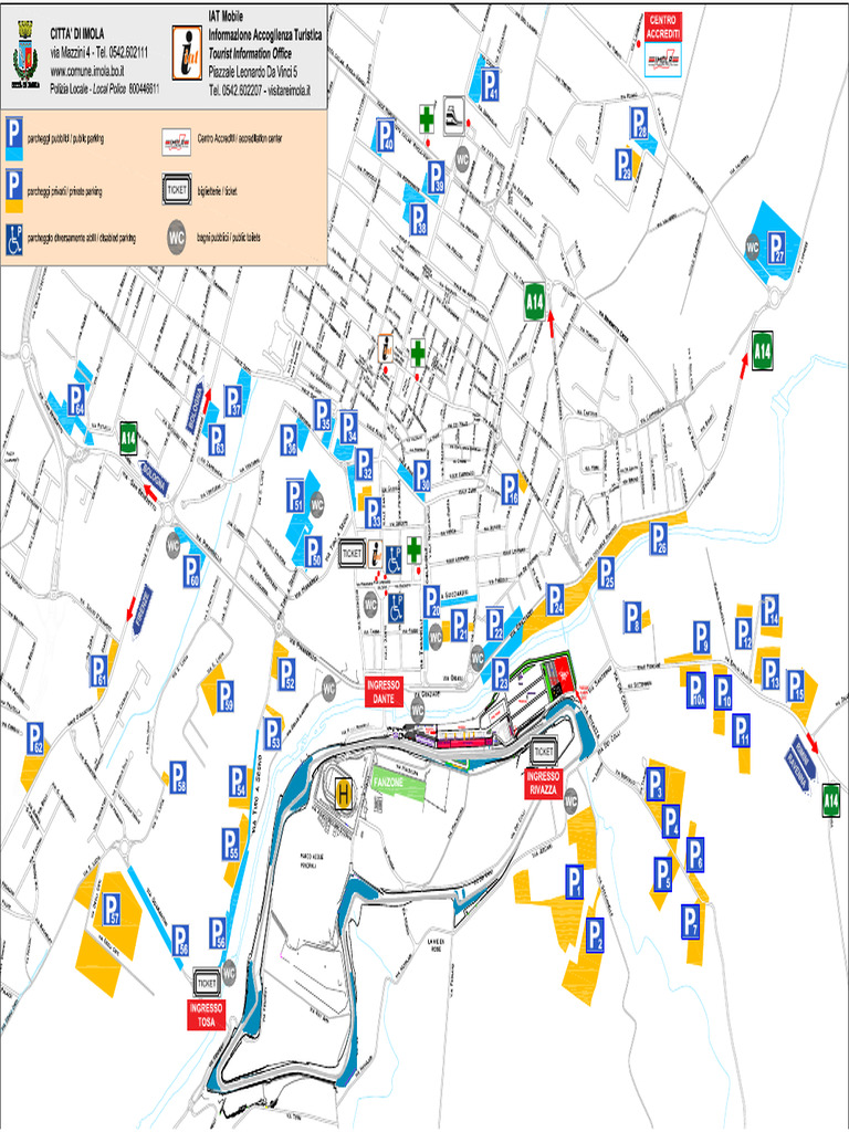 Autodromo Imola 2023 Parking Map Emilia Romagna Grand Prix | PDF