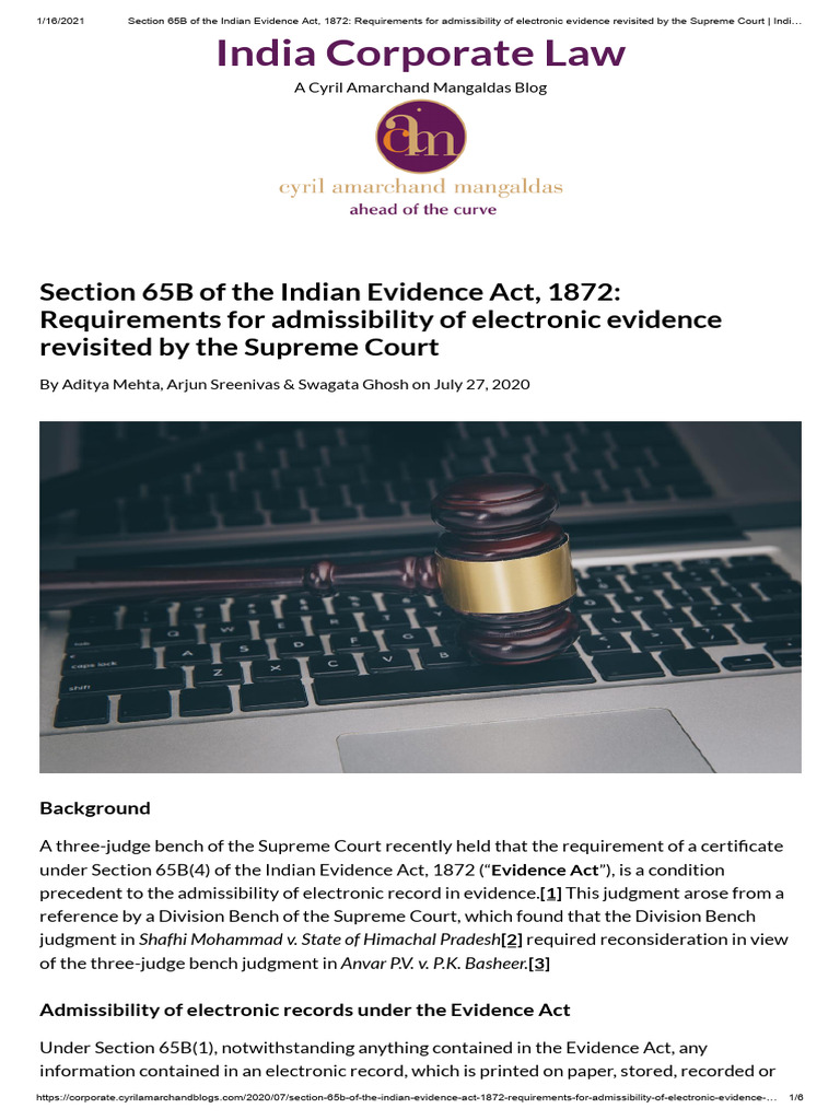 India Corporate Law | PDF | Supreme Court Of The United States ...