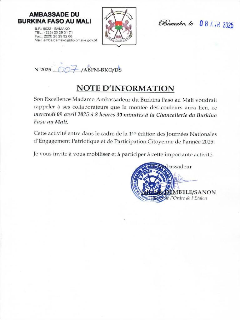 NOTE D'Information 07 | PDF