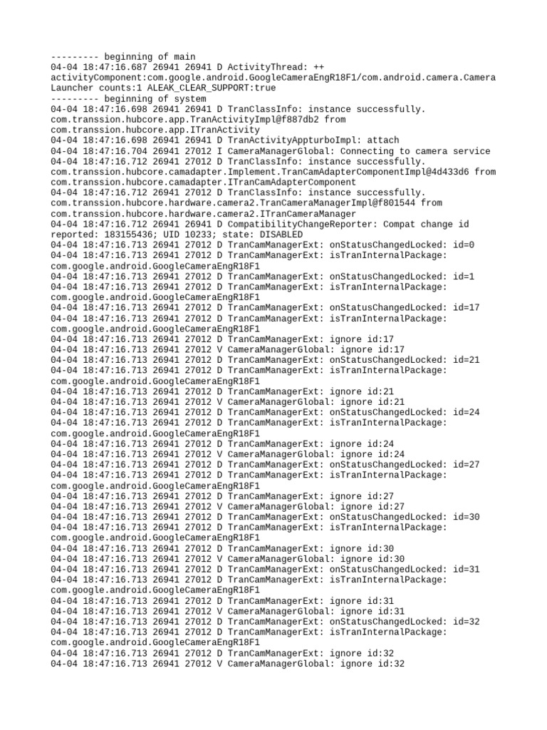 Log Cat 1743767236579 | PDF | Java (Programming Language) | Software Engineering